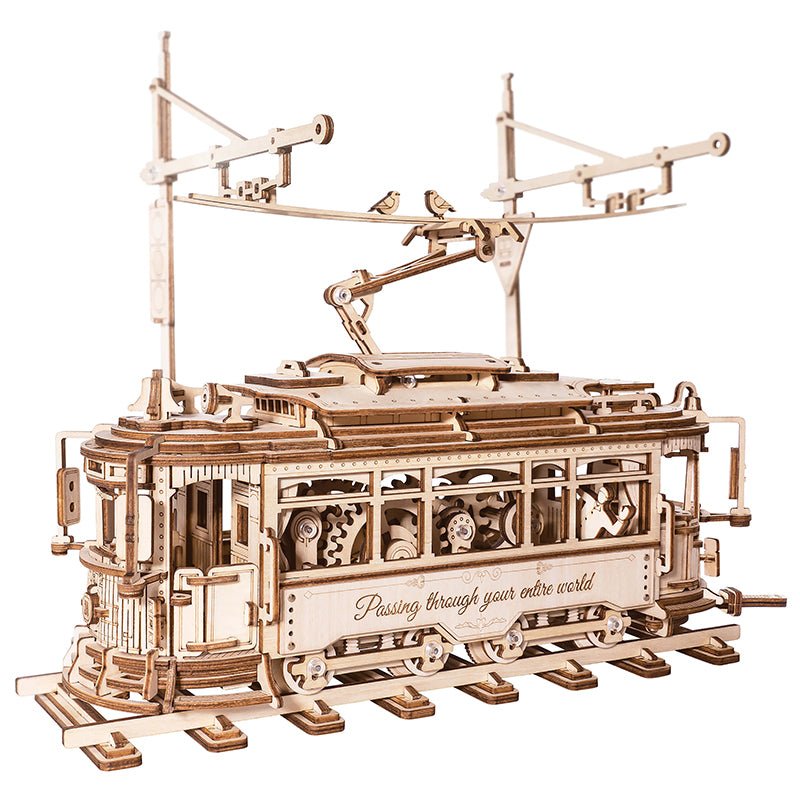 Maquette en bois du Tramway de Lisbonne - Golemites - Rokr